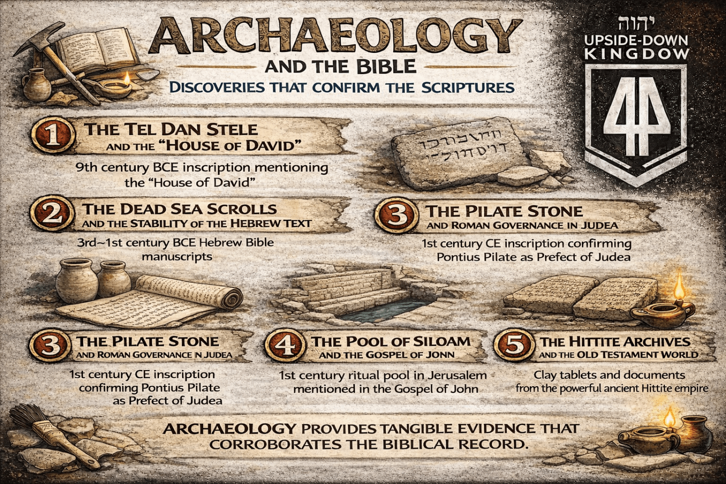 Archaeology and the Bible: Five Discoveries that Illuminate the Text ...